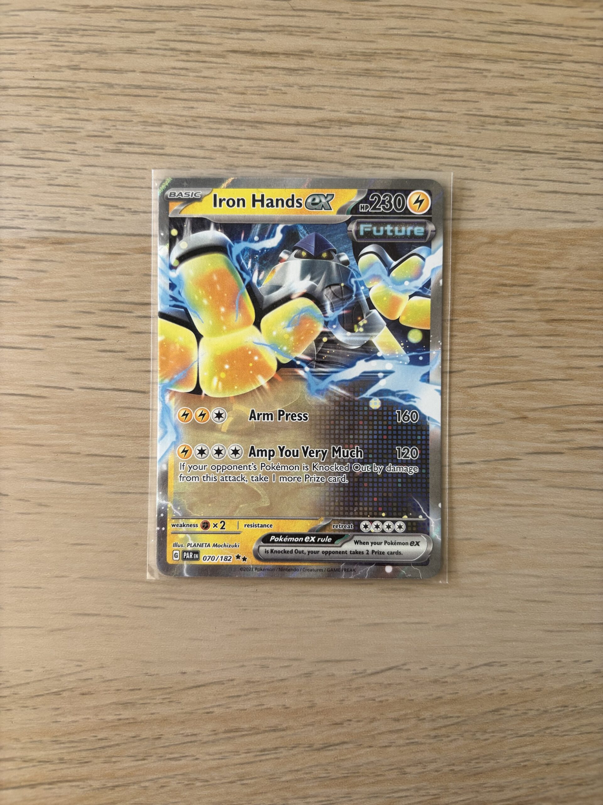 Iron Hands EX Paradox Rift (ENG) 070/182 Pokemon TCG – HOMURA CARDS