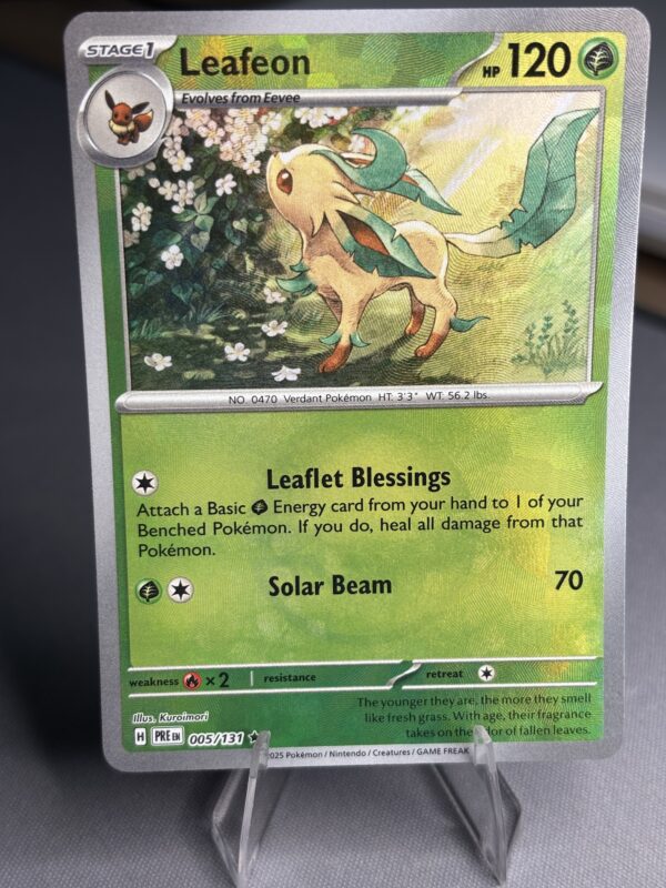 Leafeon (Poke Ball) Prismatic Evolution (ENG) 005/131 Pokemon TCG ...