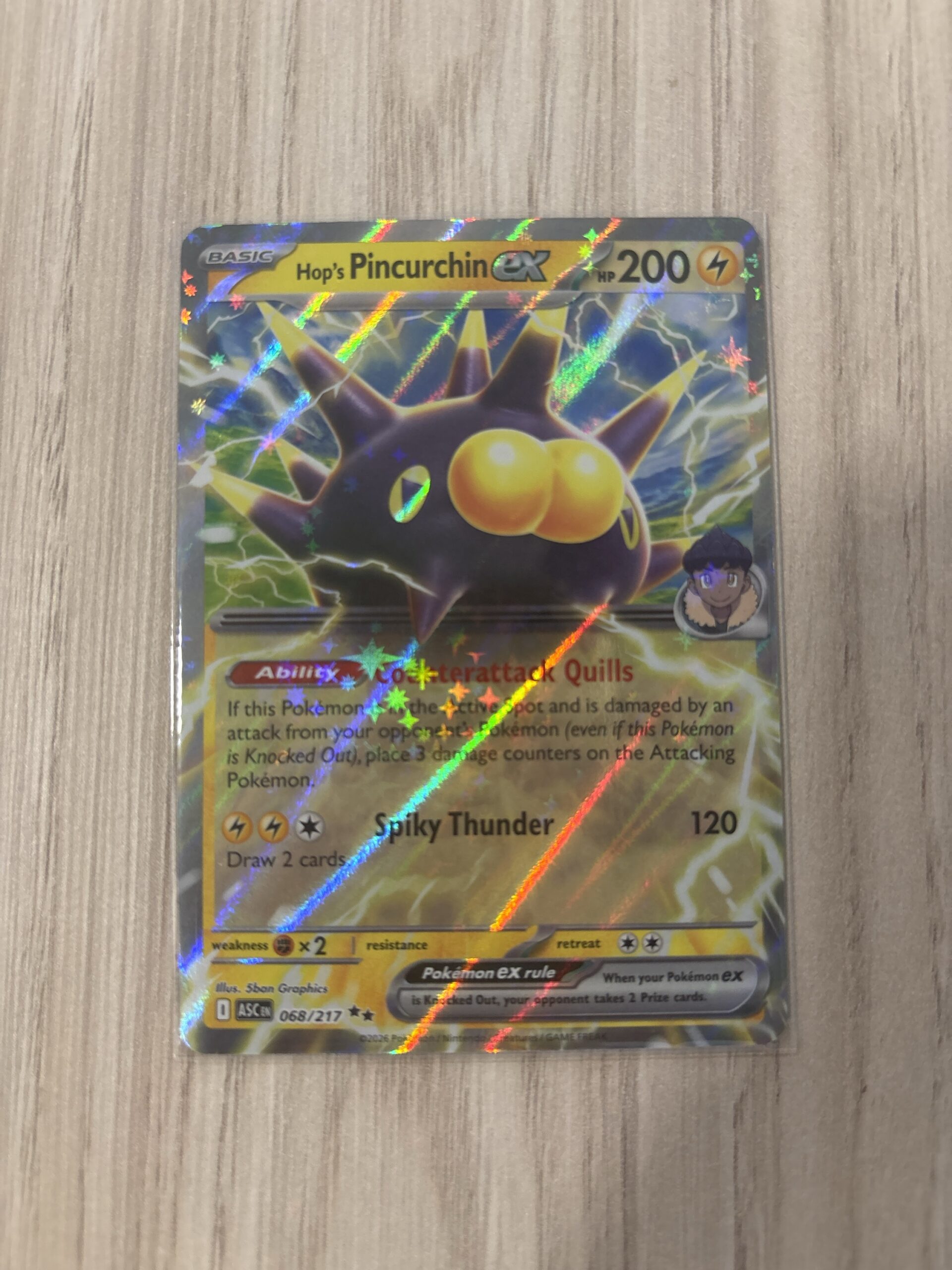 Pinchurchin ex 068/217 (ENG) Pokemon TCG – HOMURA CARDS